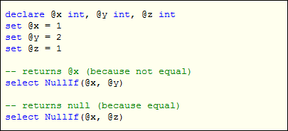 Jerry Nixon on Windows: Performance of SQL’s NullIf() Function (versus ...